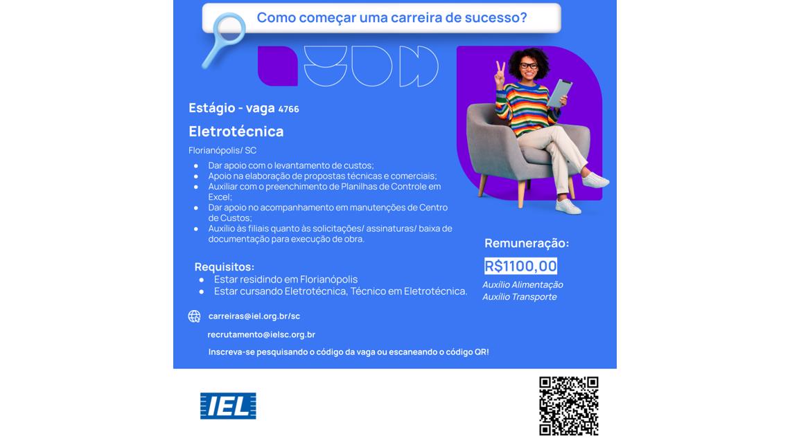 Estágio em Eletrotécnica - CLEMAR ENGENHARIA